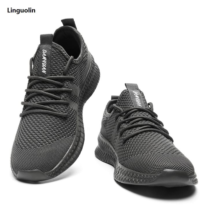 Linguolin Damyuan Man Sneakers for Men‘s Black Running Shoes Army Green ...
