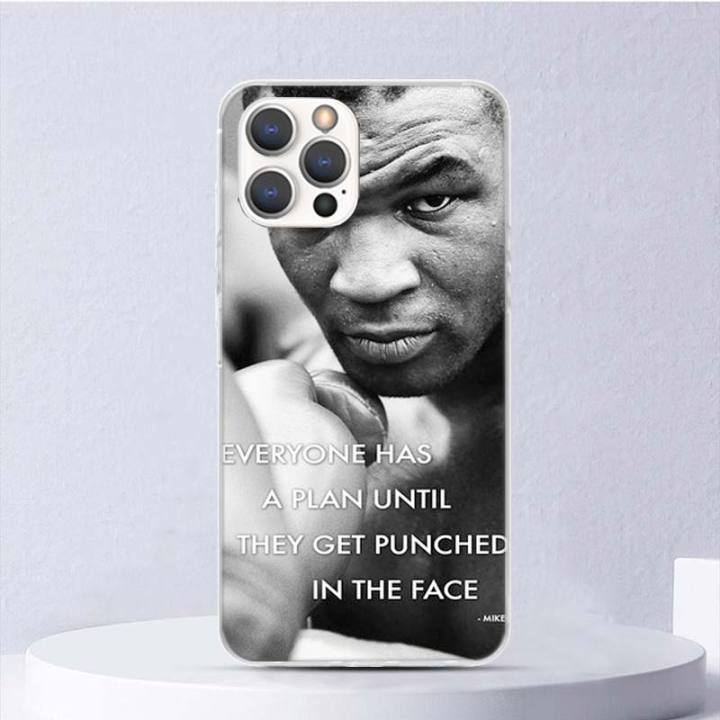 Mike Tyson Boxer Man Soft Case For iPhone 11 12 13 Mini 14 Pro Max 15 ...