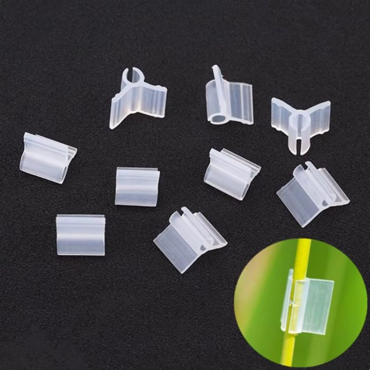100pcs Fixed Special Grafting Clips Plastic Reusable Seedling Clips ...