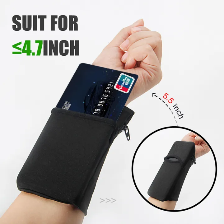Zhitian Luxury Sport Mini Cotton Wrist Pocket Pouch Running Gym Bag ...