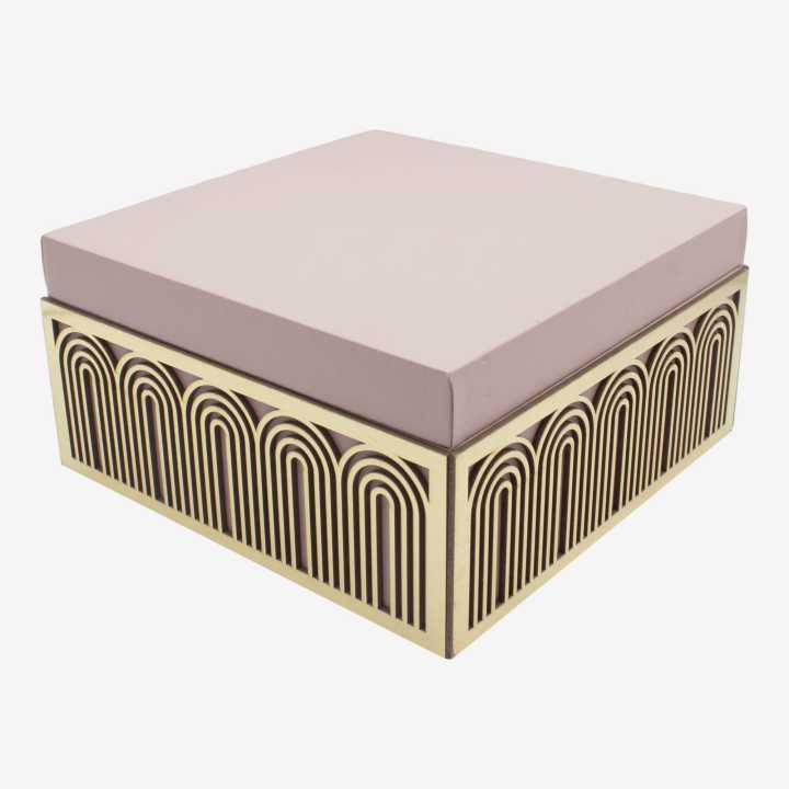 Cream/Pink Square Box 8"*8"*3" | Daraz.com.np