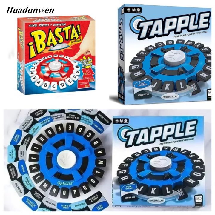 Huadunwen Game Board Alphabet Quick Edition Game Tapple-Tapple Spanish ...