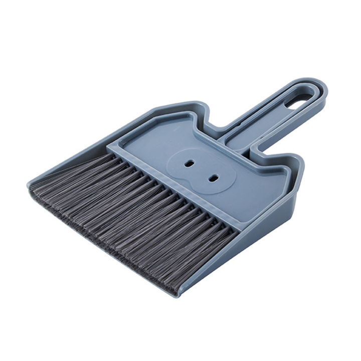 2Pcs Small Desktop Sweep Broom Dustpan Cleaning Brush Table Corner ...