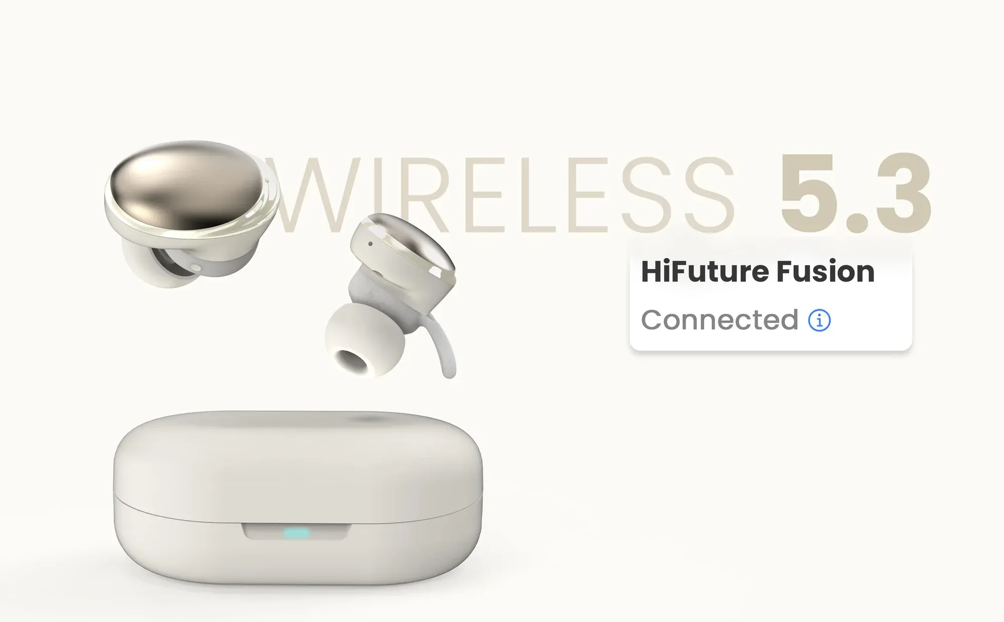 Hifuture Fusion Earbuds - White | Jeevee