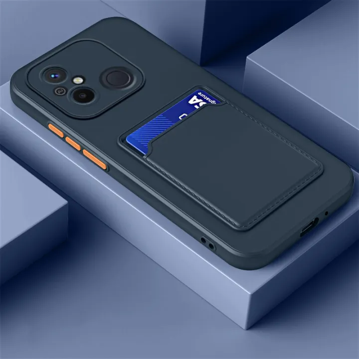 Vantime for Xiaomi Redmi 12C / POCO C55 Case Card Slot Lens Cover Soft ...
