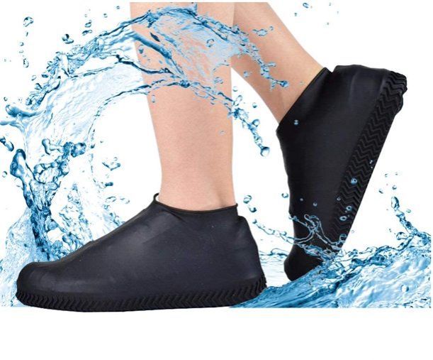 Anti-skid Non-Slip Rain Boot Waterproof Reusable Foldable Silicone Shoe ...
