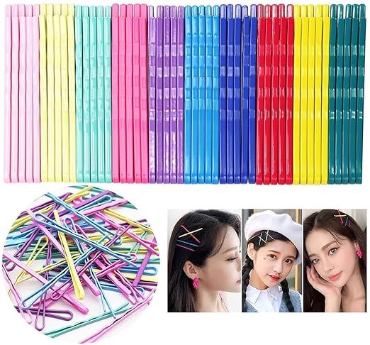 Vibrant 75-Piece Colored Bobby Pin Set ( Whole Packet )– Strong Grip ...