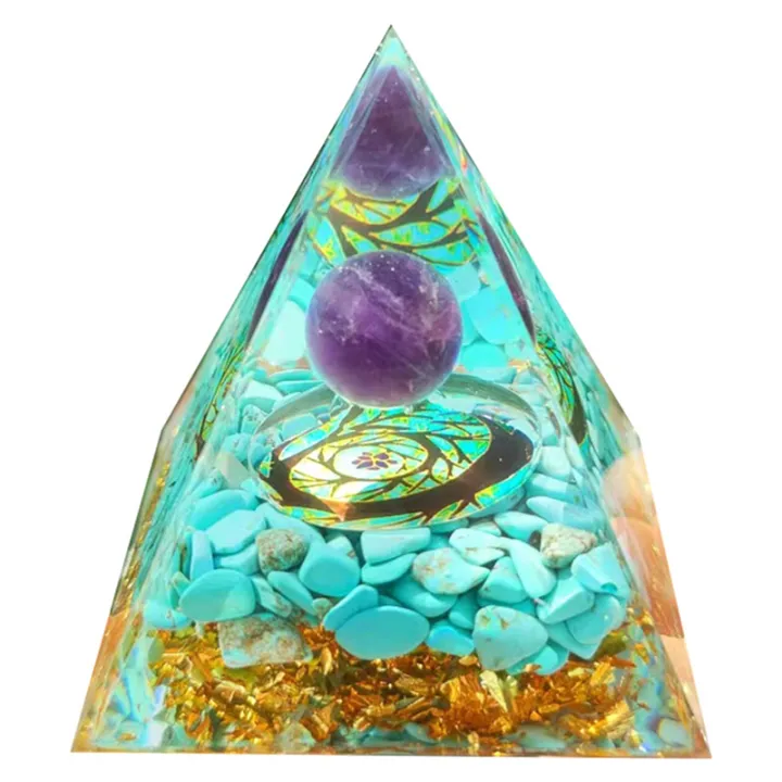 I Pyramid Ornaments CrystalEnergy Generator Orgone Pyramid for E-Energy ...