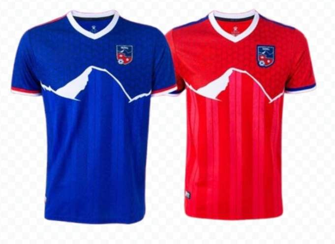 Nepal Football Home And Away ,Jersey Version Fitting Design 2024/25 ...