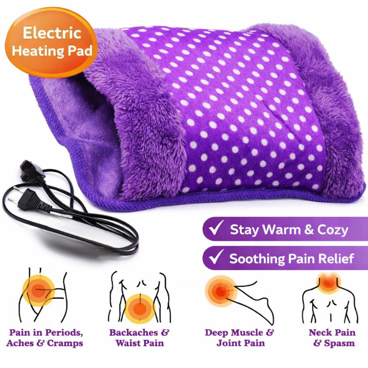 Electric Hot Water Bag, Heating Pad with Hand Pocket For Winters, Quick ...