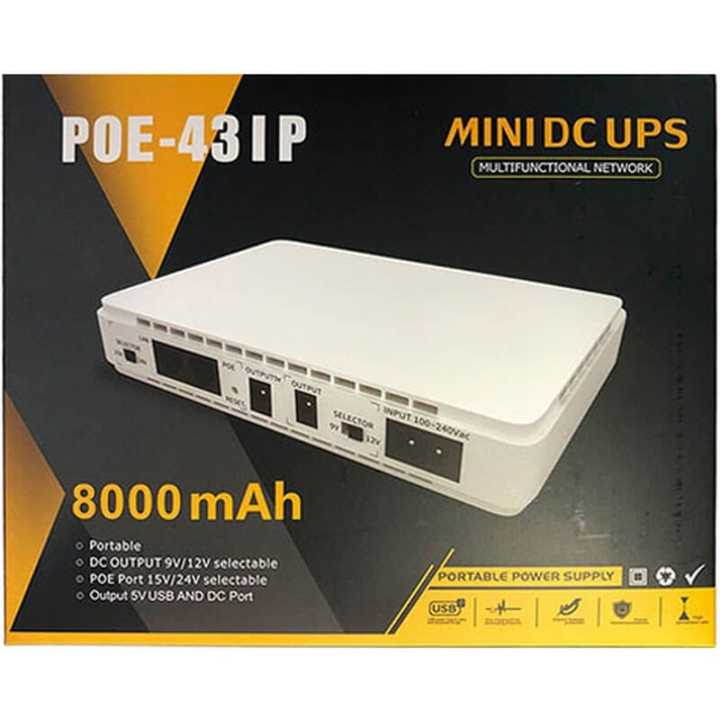 Hitech Poe-430P Router Inverter Ups With 8Hrs+ Backup With 8800Mah Battery | Daraz.com.np