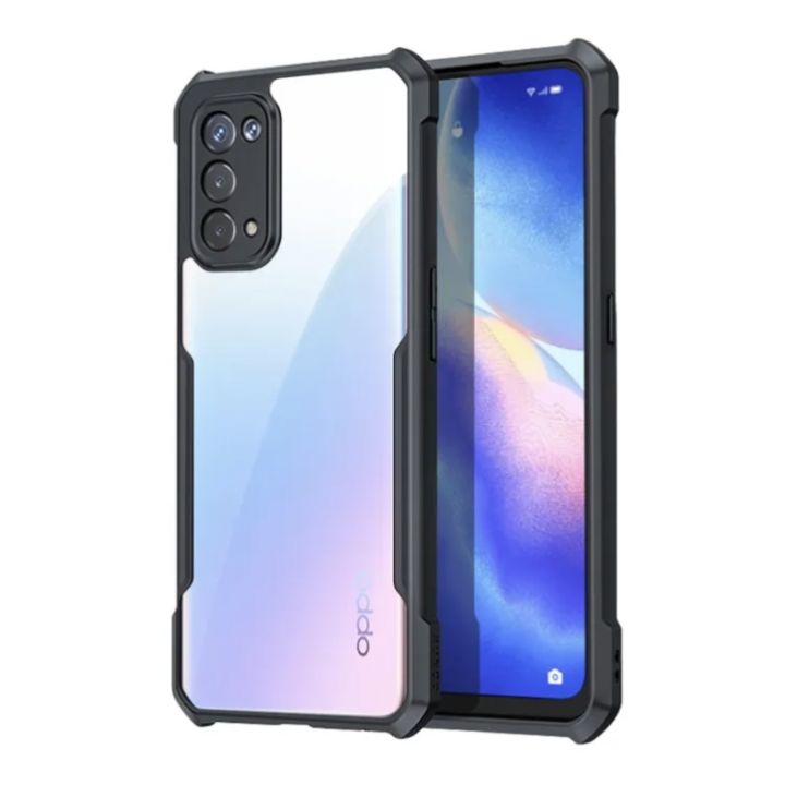 Oppo Reno 5 4G/5G Clear Transparent With Bumper Cover Case -Non ...