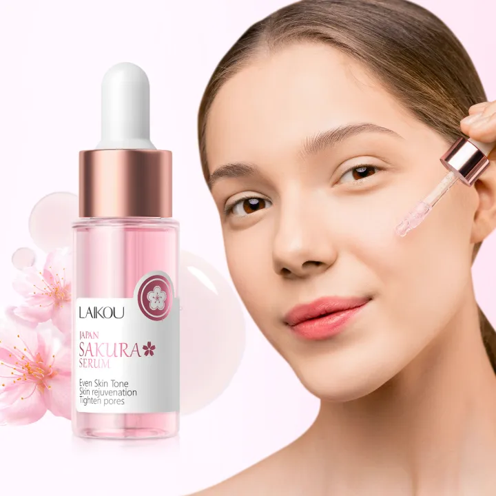Laikou Japan Sakura Essence 17ml Facial Hydrating Essence Original ...