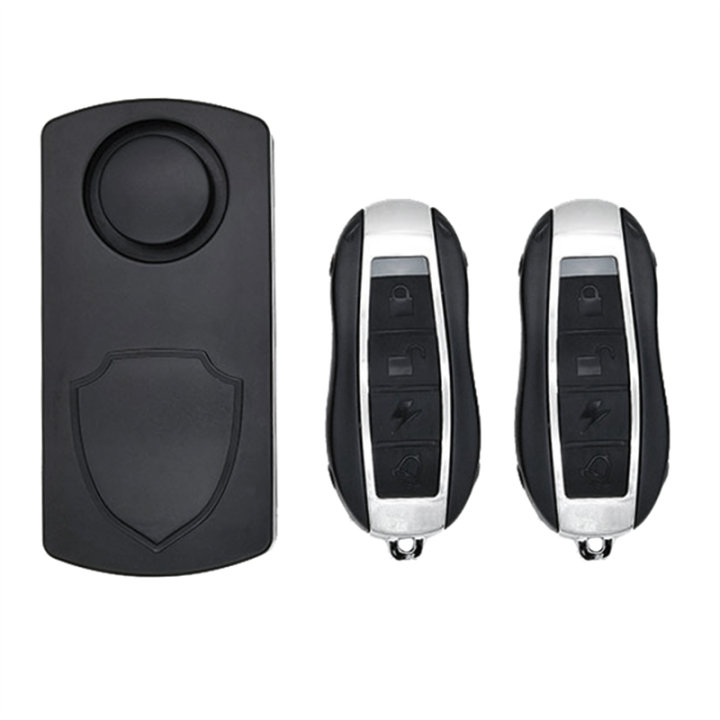 2 Wireless Remote Control+Vibration Detector Alarm System Kit | Daraz ...