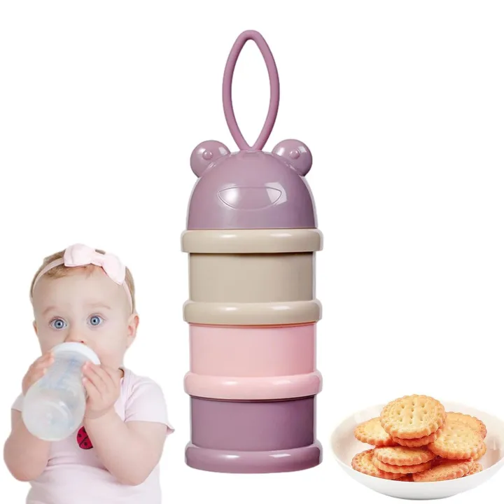 Baby Food Dispenser | 3-Layer Milk Powder Container, Baby Powder ...