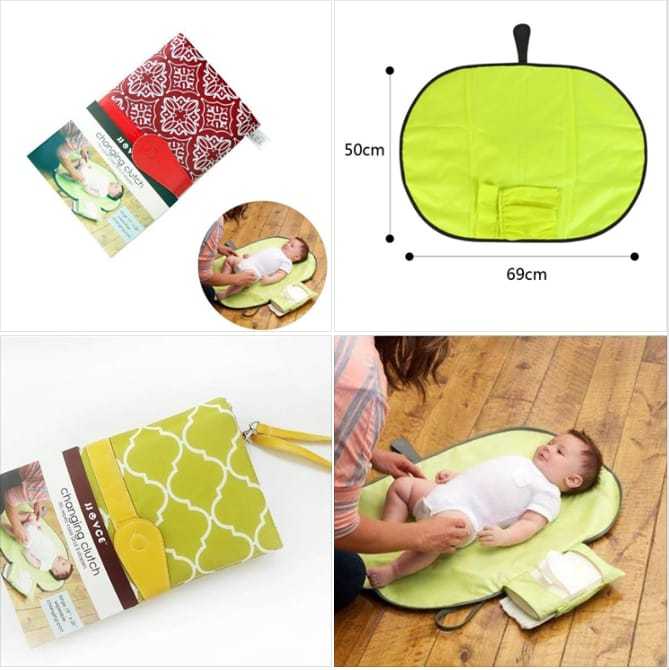 Water Proof Fold-Able Diaper Changing Mat Mommy Clutch. | Daraz.com.np