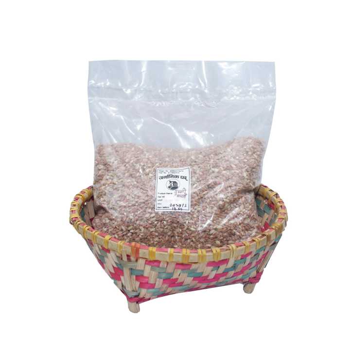Organic Special Jumli Marsi Rice 5 Kg With Basket | Daraz.com.np