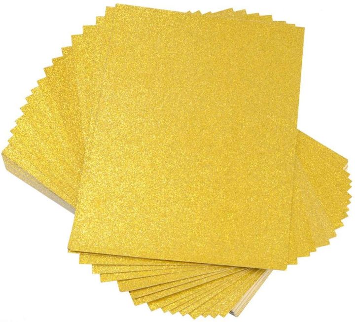 Glitter Paper A4 Size In 10 Beautiful Colors/Best quality glitter paper ...