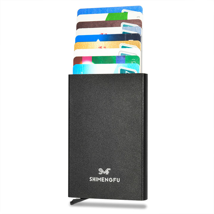 High Quality Block RFID Wallet Pack Anti-Theft Porte Credit Card ID ...