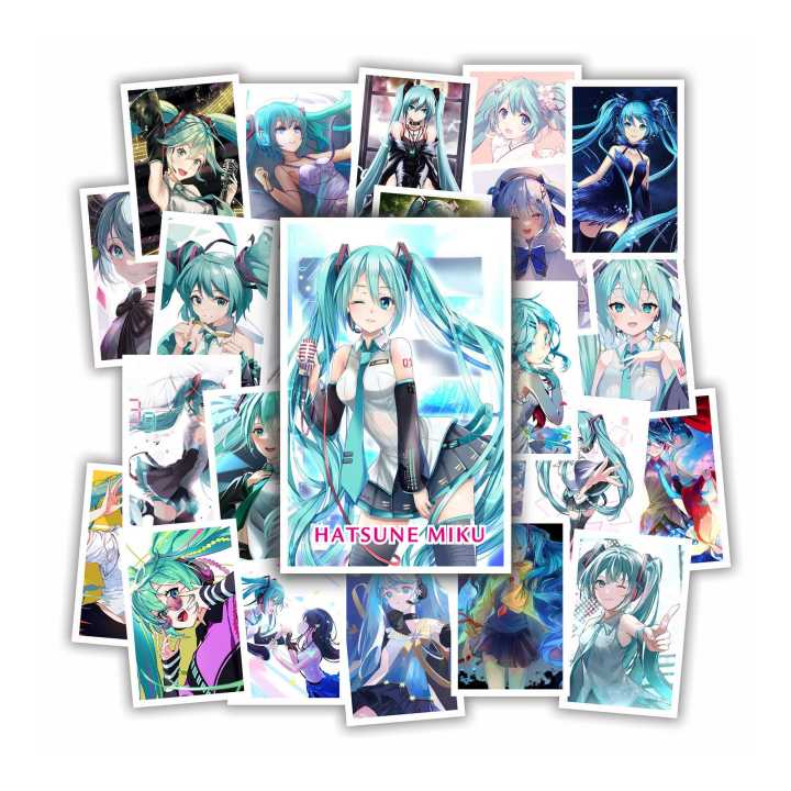 KYVOR Hatsune Miku Colorful Stage Anime Collectible Sticker Pack of ...