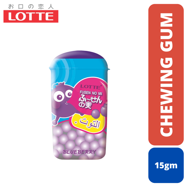 LOTTE Fusen No Mi Blueberry Chewing Gum (15g) | Daraz.com.np