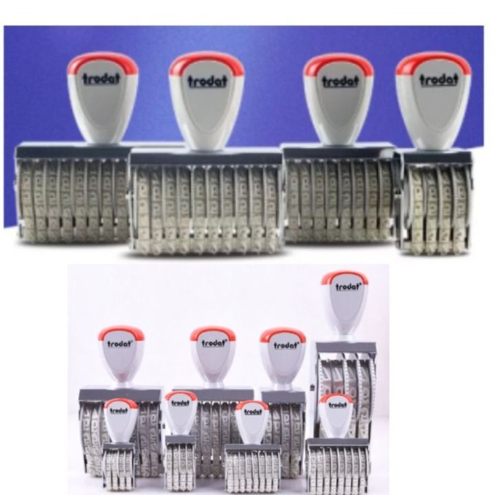 Multi-Function 3 ,4 , 5, 6, 8, 10, 12,or 14 Digits Number Stamp ...