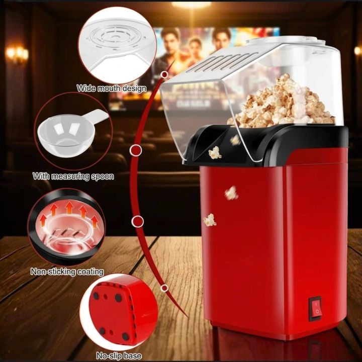 Mini Portable Popcorn Machine/ New Popcorn Made By Hot Air Home Mini ...