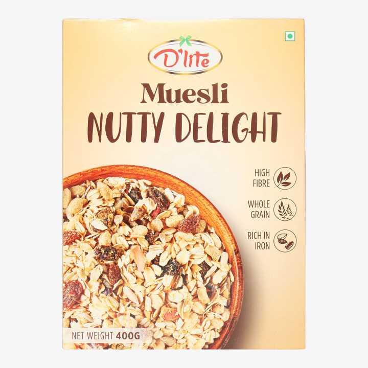 D'lite Muesli Nutty Delight 400gm | Daraz.com.np