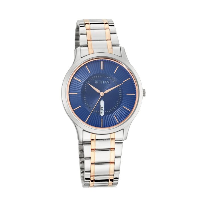 Titan Lagan - Blue Dial Analog Watch for Men 1845KM01 | Daraz.com.np