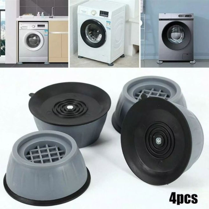 Set of 3 Anti Vibration Feet Pads Washing Machine Rubber Mat Dryer ...