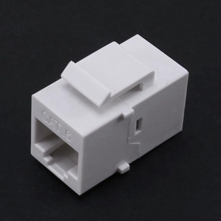 (COKP) 100x RJ45 Connector Jack Cat6 RJ45 Extension Coupler Ethernet ...