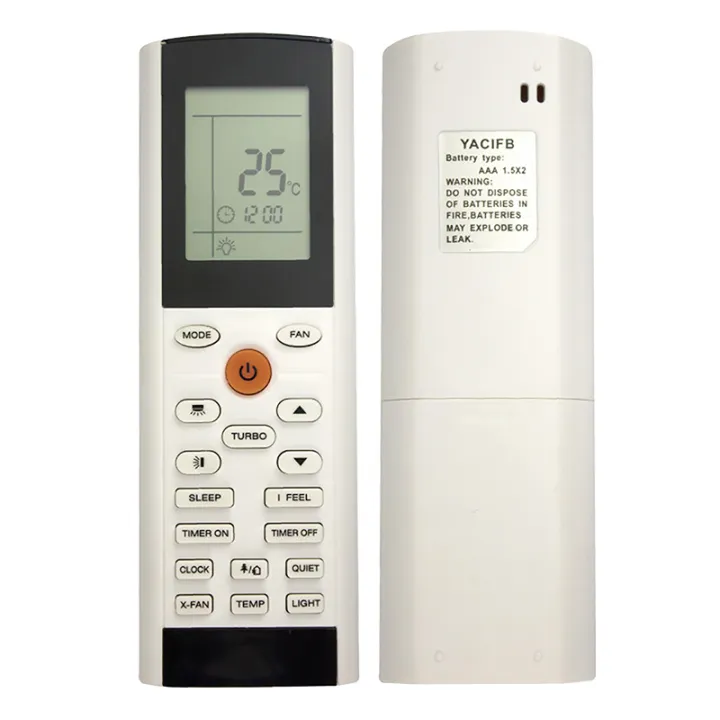 Luxury Air Conditioner Remote Control Universal YACIFB For Gree ...
