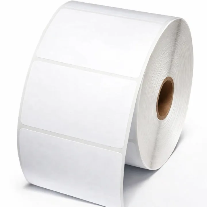 Barcode Label Sticker Thermal Paper Roll – 500 Sheets per Roll, 100mm x ...