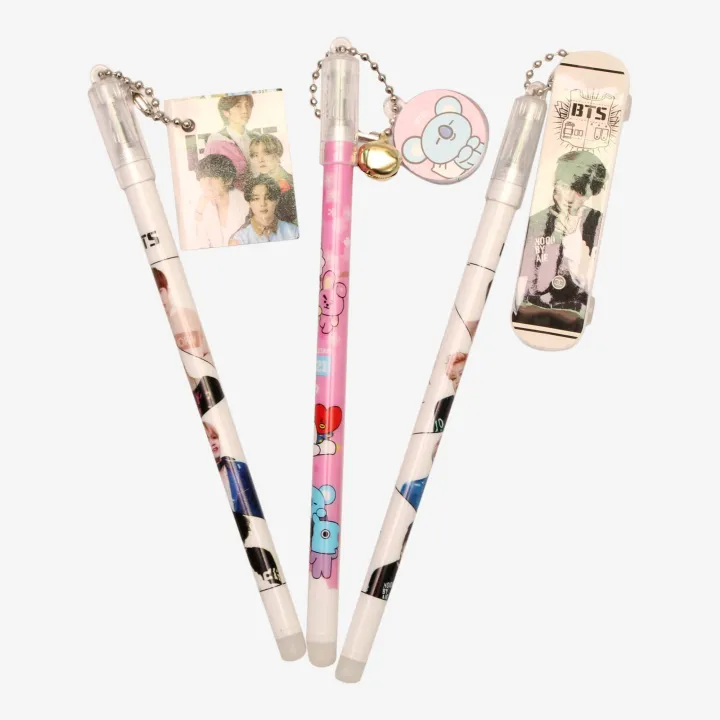 Bts Gel Pen Set Of 3 | Daraz.com.np