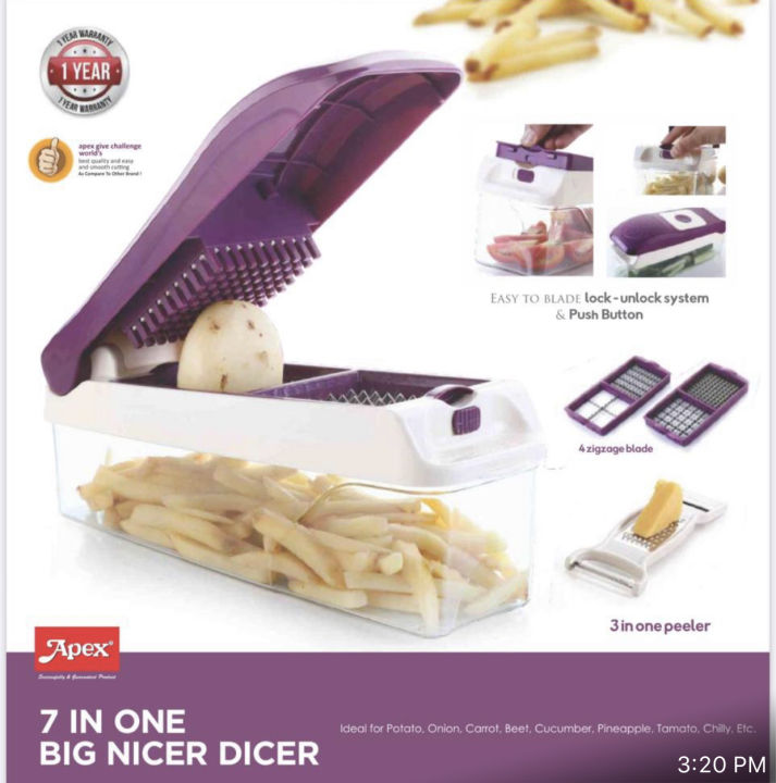 Apex 7 In 1 Big Nicer Dicer | Daraz.com.np
