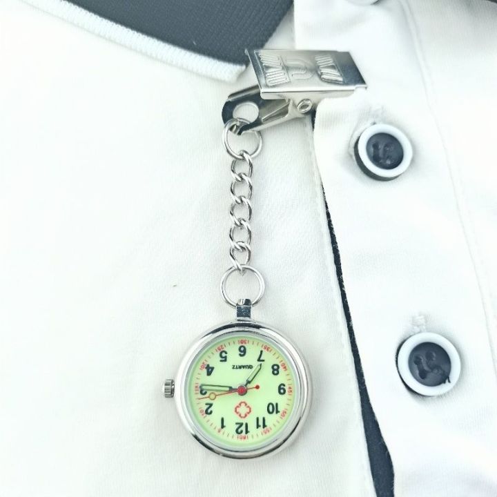 Nurse Pocket Watch Vintage Clear Numbers Ethnic Style Cute Girl ...