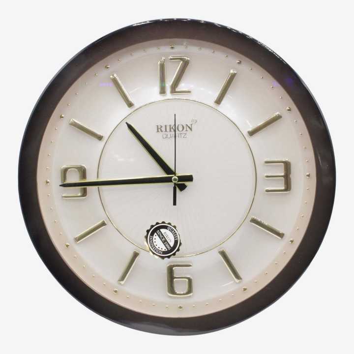 Black/Peach Color Rikon Quartz Wall Clock | Daraz.com.np