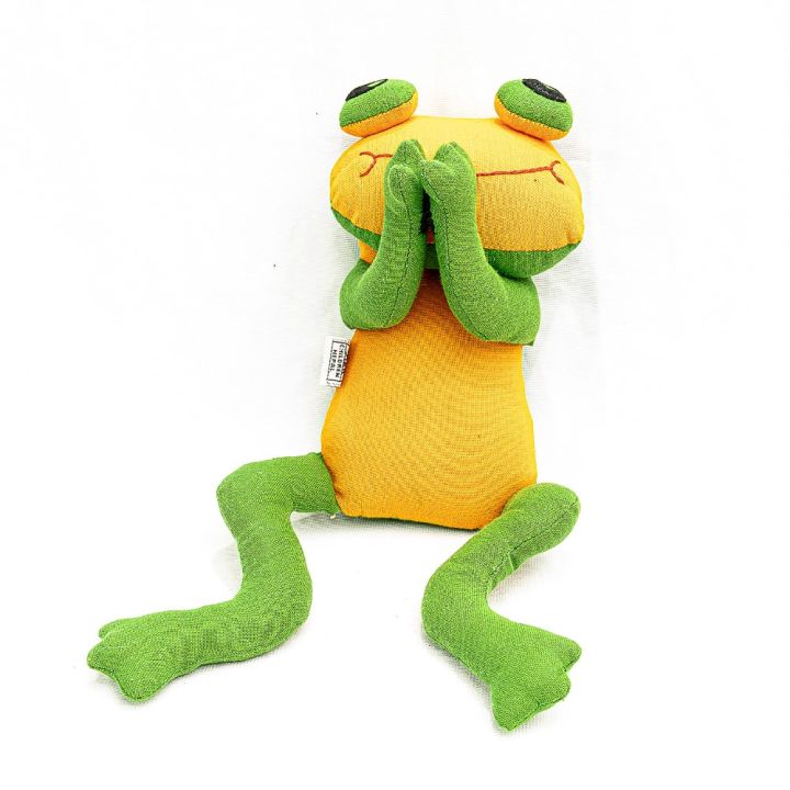 Multicolor Namaste Frog Doll For Kids (Fair Trade Product) | Daraz.com.np