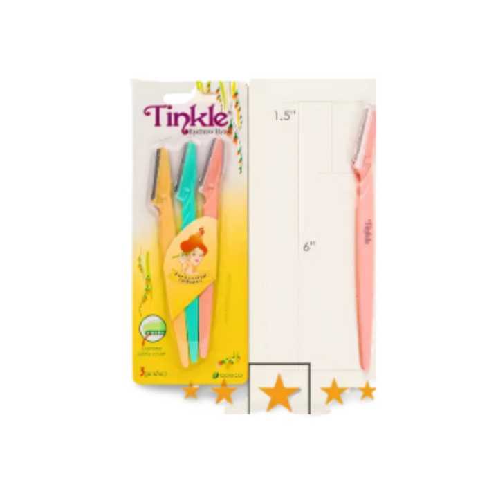 Tinkle Face & Eyebrow Stainless Razors (Pack of 3) | Daraz.com.np