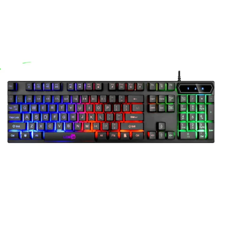 RGB Gaming Keyboard R260 Suspension Colorful Backlight USB Wired ...