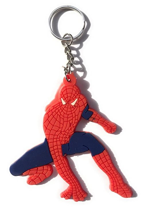 Spiderman 3D Design Double Sided Rubber Keychain | Daraz.com.np