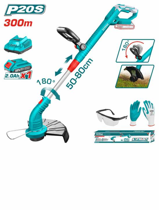 Total Combo Deal Lithium Ion grass Trimmer 20V TGTLI20301 | Daraz.com.np