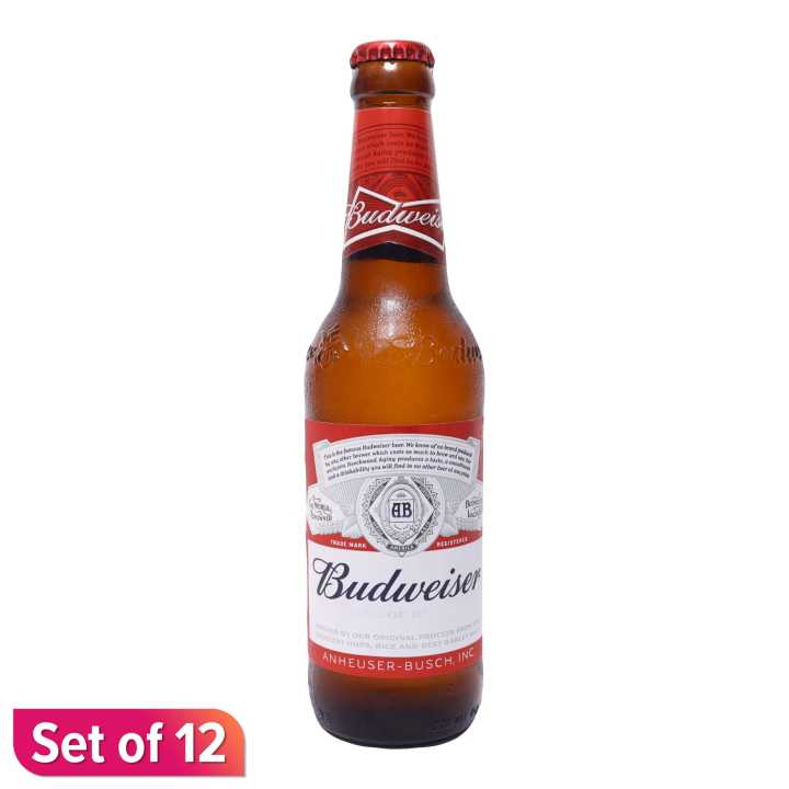 Budwiser King Of Beer 330Ml Set of 12 | Daraz.com.np