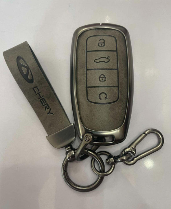 OMODA - E5 Premium Metal Key Cover With Leather Key Ring | Daraz.com.np