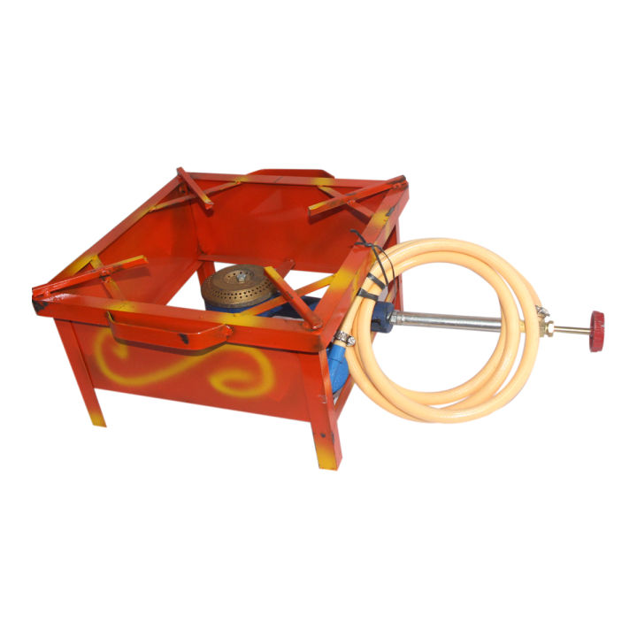 Iron High Pressure Gas Stove Bhatti Chulo Set 2 No 12/12 Inch | Daraz ...