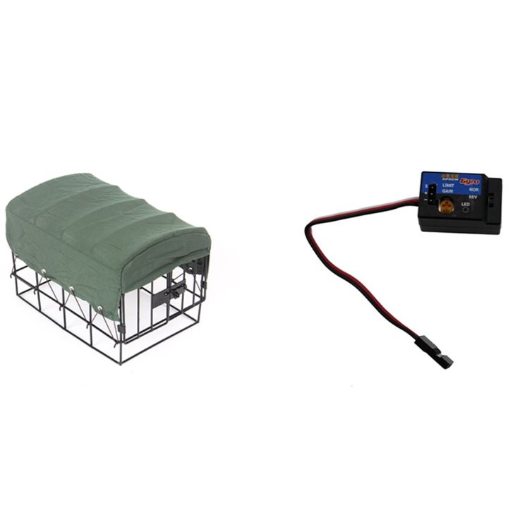 for D12 1/10 Metal Railing Fence Tent Frame Shed Hood Cover Cloth Green ...