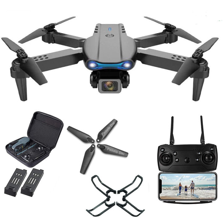 E88 Drone HD Camera with Bag and Extra Drone Battery | Daraz.com.np