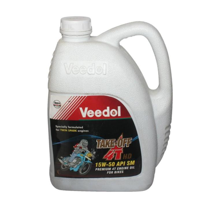 Veedol 15W-50 Api Sm Premium 4T Engine Oil For Bikes - 2.5 Ltr | Daraz ...