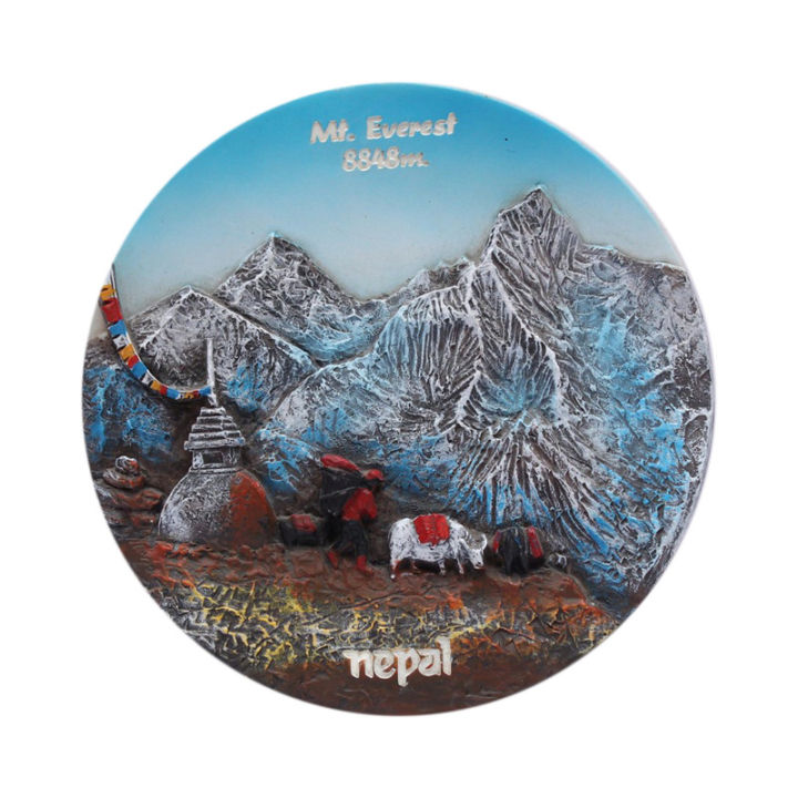 Multi Ceramic Plate Mount Everest Statue | Daraz.com.np