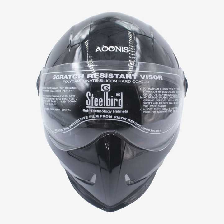 Steelbird Adonis Full Face Clear Visor Helmet | Daraz.com.np